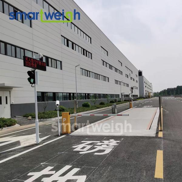 Quality Anti Cheating Vehicle Weighing System Unmanned Weighbridge With Automatic Gate Barrier And Camera for sale