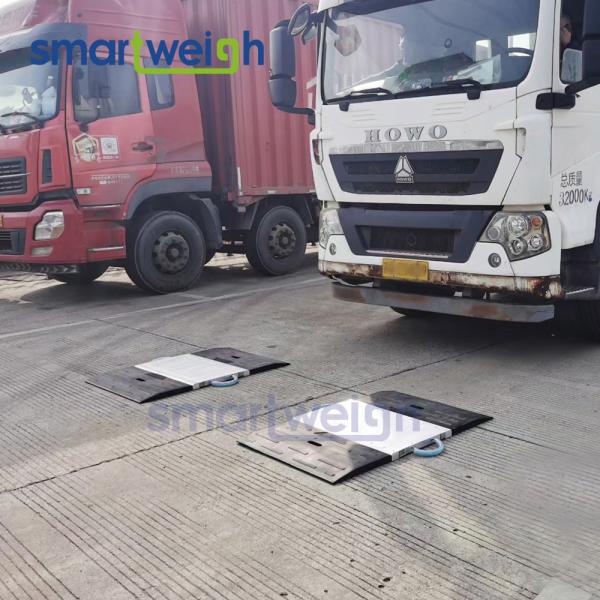 Quality Digital 10 - 25T Portable Truck Axle Scales Vehicle Weight Scales Wireless For Logistics for sale