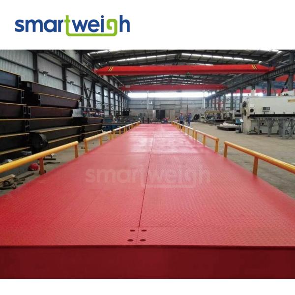 Quality Electronic Portable Weighbridge 60T - 150T Mobile Truck Scales with Safety Guardrails for sale