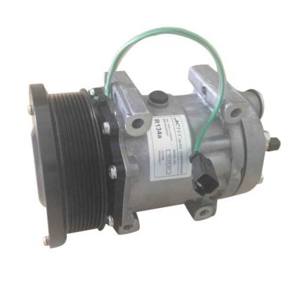 Cina High-quality  24V electric  ac compressor 1630872 SANDEN 47694301 7H15 for Caterlillar in vendita