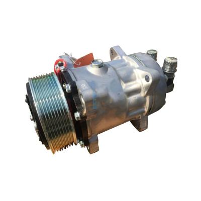 中国 8256VT 7H15/709 R404A 8PK  HORIZ.-PAD GV 12V 119mm car auto air condition compressor  parts for car 販売のため