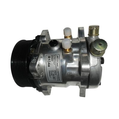 Cina 5H14 type best universal portable air condition 12v auto parts car ac compressor for cars in vendita