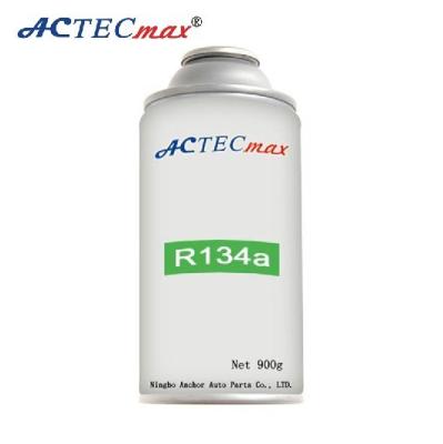 Cina Purity more than 99.9% gas refrigerator for sale, R134a gas refrigerant ,900g/bottle in vendita