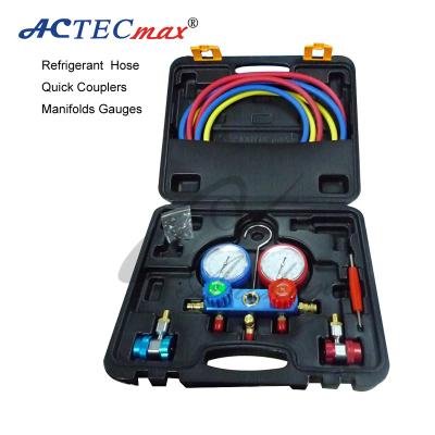 Cina R134a Refrigerant Digital Manifold Gauges AC Air Conditioning System Service Tools in vendita