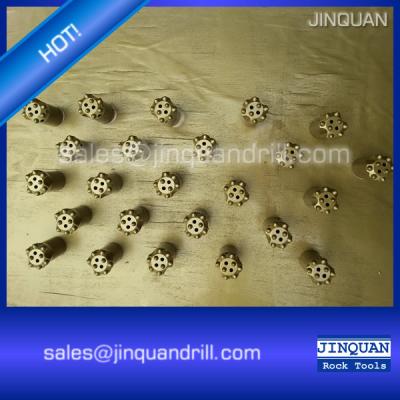 China 6 7 11 12 taper degree rock drill tools tungsten carbide tapered button bits for sale