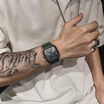 China Julis watch men's small square watch men's 2021 new fashion trend men's watch men's students for sale