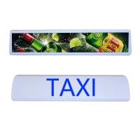 Cina Automobile su ordinazione Topper Signs 20W del segno del tetto del taxi dello spazio in bianco P7 LED in vendita