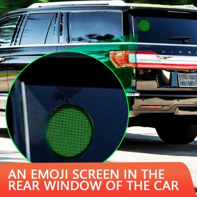 China Programmable 36V Rear Window LED Display Sign Board For Car Truck Bus for sale