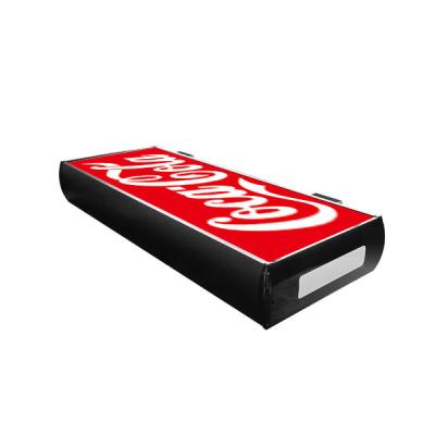 Cina TS16949 P2 2mm rullano il segno superiore di LED del taxi superiore dell'esposizione per la pubblicità automobilistica in vendita