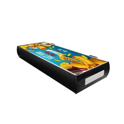 China Anti-UV P2.5 Double-sided Taxi Top LED Display Car LED Anti-glaring Sign for sale