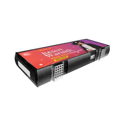 China P2.5 Remote Control Taxi Top LED Display Frosted and Anti-aging Taxi Advertising Signs for sale