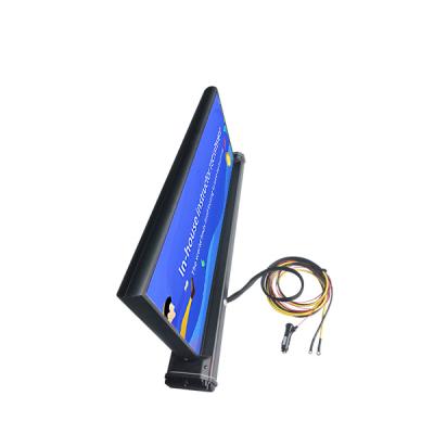 China Pantalla LED móvil inteligente de la pantalla LED del tejado del taxi del alto brillo P3.3 en venta