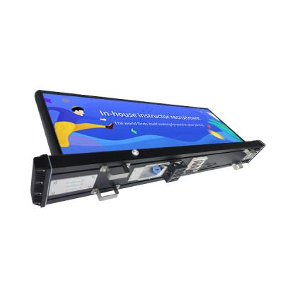 China Pantalla LED móvil inteligente de la pantalla LED del tejado del taxi del alto brillo P3.3 en venta