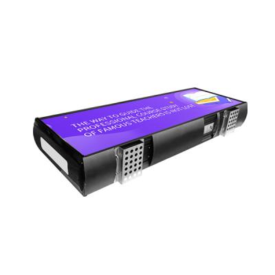 Cina Il taxi LED superiore di media P4mm di DOOH visualizza l'esposizione superiore del taxi astuto di radiodiffusione in vendita