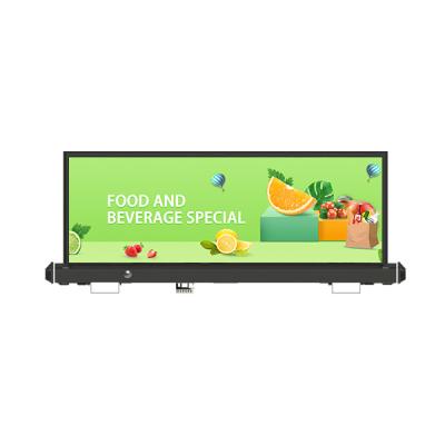 中国 IP56 P3.3mmのタクシーの屋根960X320外的なタクシーの上の広告印をLED表示 販売のため