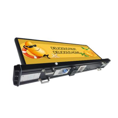 China High Resolution P3.3 Taxi Roof LED Display Anti UV LED Taxi Sign For Car Roof for sale