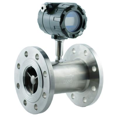 Китай Жидкостный турбинный расходомер для воды и масла, высокоточный датчик, измеритель, трубопровод 4-20 мА продается