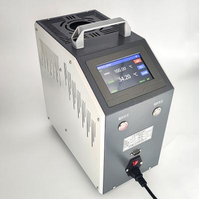 China Wholesale industrial multi-channel dry well calibrator metrological grade dry well calibrator ± 0.02 ° C stability for laboratory use for sale