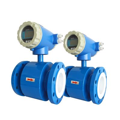China Intelligent Battery Powered Electromagnetic Flowmeter Integral Type Magmeter Flow Meter for Industrial Process Control Use for sale