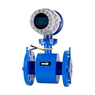 China Intelligent Battery Powered Electromagnetic Flowmeter Integral Type Magmeter Flow Meter for Industrial Process Control Use for sale
