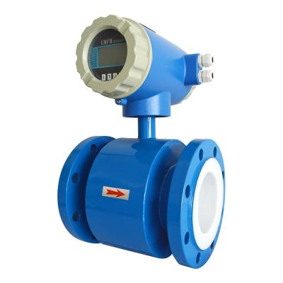 China Intelligent Battery Powered Electromagnetic Flowmeter Integral Type Magmeter Flow Meter for Industrial Process Control Use for sale