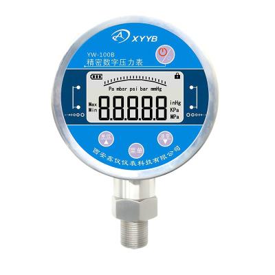 China Digital Pressure Gauge 0.1% High Accuracy 4-20mA Output & Relay Control IP65 Waterproof for Hydraulic Pneumatic System for sale