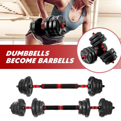 China Universal Adjustable Eco-friendly Dumbbell Set for Colorful Cement Barbell Kettlebell for sale