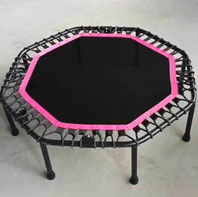 China ABS Hexagonal Trampoline with Handle Bar Improve Your Flexibility and Coordination for sale