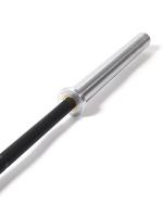 China Customized Logo Availabled Black Chromed Curl Barbell Bar for Solid Weight Lifting for sale