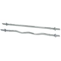 China Customized Logo Availabled Black Chromed Curl Barbell Bar for Solid Weight Lifting for sale