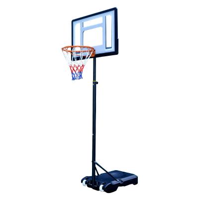 China Height Adjustable Portable Basketball Hoop with Backboard Movable Outdoor Basketball Stand for sale