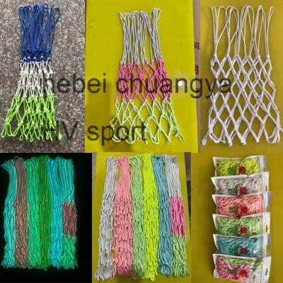 China Heavy duty professional match quality basketball net  polyester outdoor basketball net for sale
