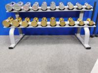China Universal Silver Color Electroplated Dumbbell Set for Strength Training Performance for sale