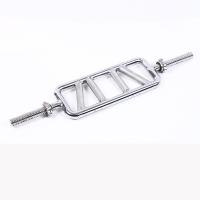 China 34 inch Solid Chrome Triceps Bar for Weightlifting Boost Your Weightlifting Game for sale