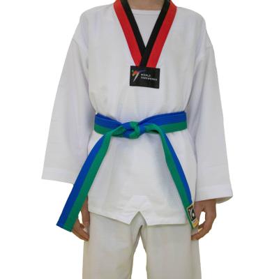 China Customized Logo Brazilian Jujitsu Belt 100% Cotton BJJ Belt for Customized Color for sale