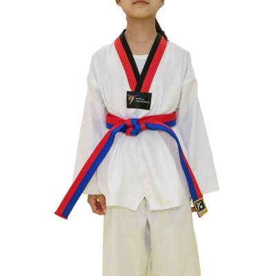 China Customized Logo Brazilian Jujitsu Belt 100% Cotton BJJ Belt for Customized Color for sale
