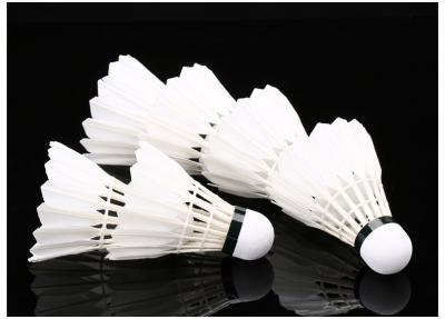 China Durable Duck Feather 6 In 1 Training Entertainment Shuttlecock Badminton for sale
