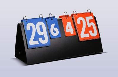 China Waterproof MultiFunctional Scoreboard for Racing PingPong and Badminton 40*15*21cm for sale