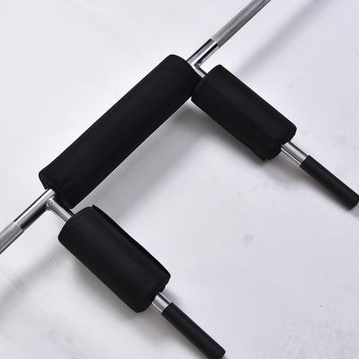 China 21KG Universal Foam Handle 2.2M Gym Weight Lifting Squat Barbell Bar with Knurled Handle for sale