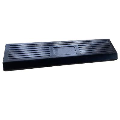 China Rubber Squat Wedge Calf Block Ramp 70*16*5cm for Full Motion Squat Exercise in Black for sale