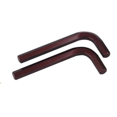 China 14mm brown oxide short arm hex key for sale