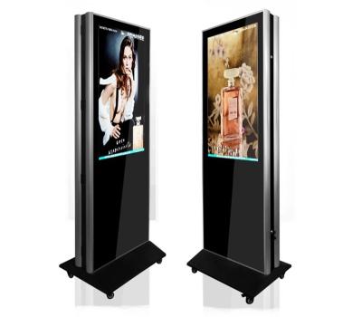 China exhibición de la publicidad del lcd de los lados del doble 55inch en venta