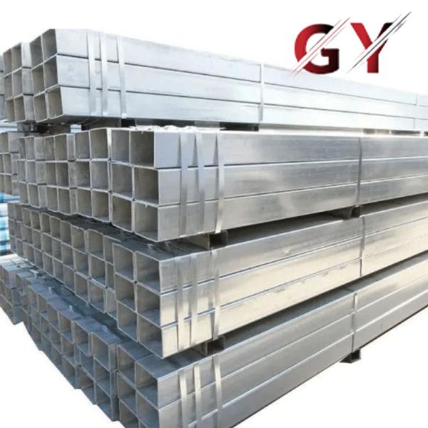 Quality ASTM GB KS BS Standard Q235 Q345 6-12m Customized Galvanized Square Steel Pipe With Low Price for Scaffolding for sale