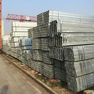 China ASTM GB KS BS Standard Q235 Q345 6-12m Customized Galvanized Square Steel Pipe With Low Price for Scaffolding for sale