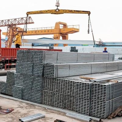 China ASTM GB KS BS Standard Q235 Q345 6-12m Customized Galvanized Square Steel Pipe With Low Price for Scaffolding for sale