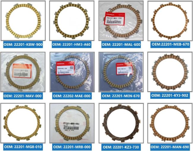 OEM Rubber Cork Material FCC Clutch Friction Plate for Hero Splendor 22201-GF6-000 1