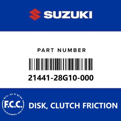 China Genuine FCC Clutch Plate Friction Drive Plate For Suzuki GD110, 21441-28G10-000 for sale