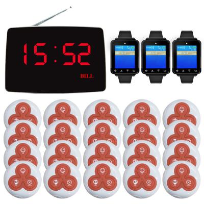中国 Special Wireless Service Place Call System For Service Industry Wristwatch 販売のため