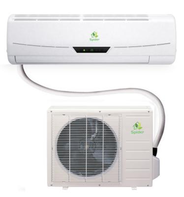 China Manual On / Off Fixed Speed Split AC Low Voltage Startup CE / RoHS Approval for sale