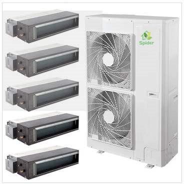 China Low Air Resistance Inside Central Ac Unit , Powerful Cassette Type Fcu for sale